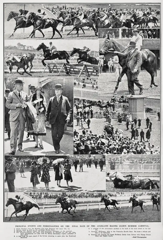 Principal events and personalities on the final days of the Auckland ...