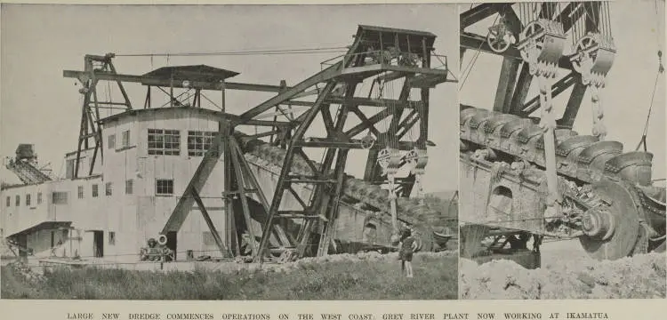 Large new dredge commences operations on the West Coast: Grey River ...