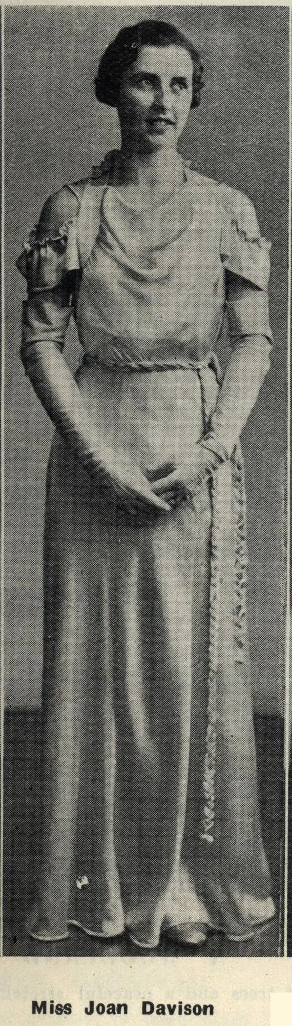 Miss Joan Davison | Record | DigitalNZ