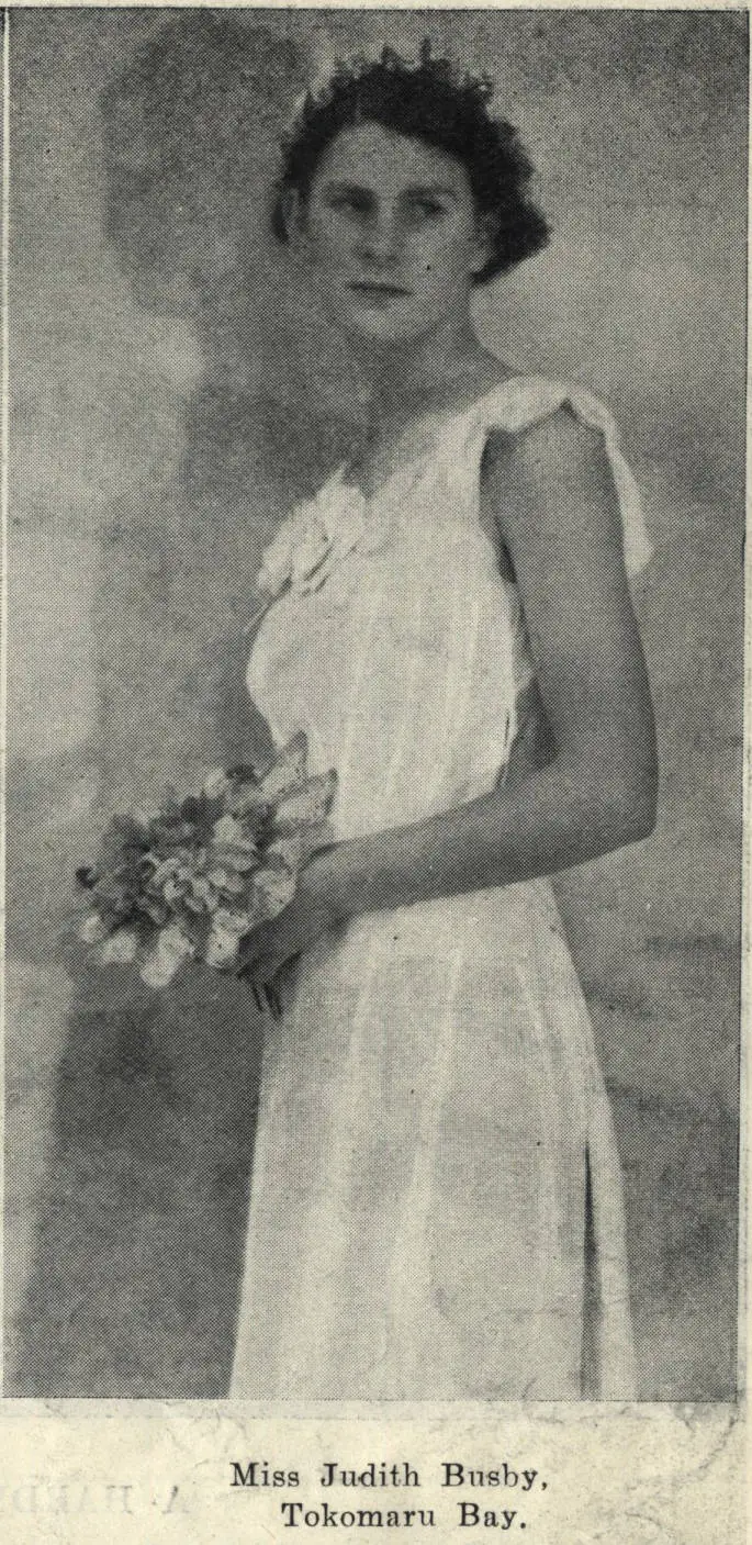 Miss Judith Busby, Tokomaru Bay | Record | DigitalNZ