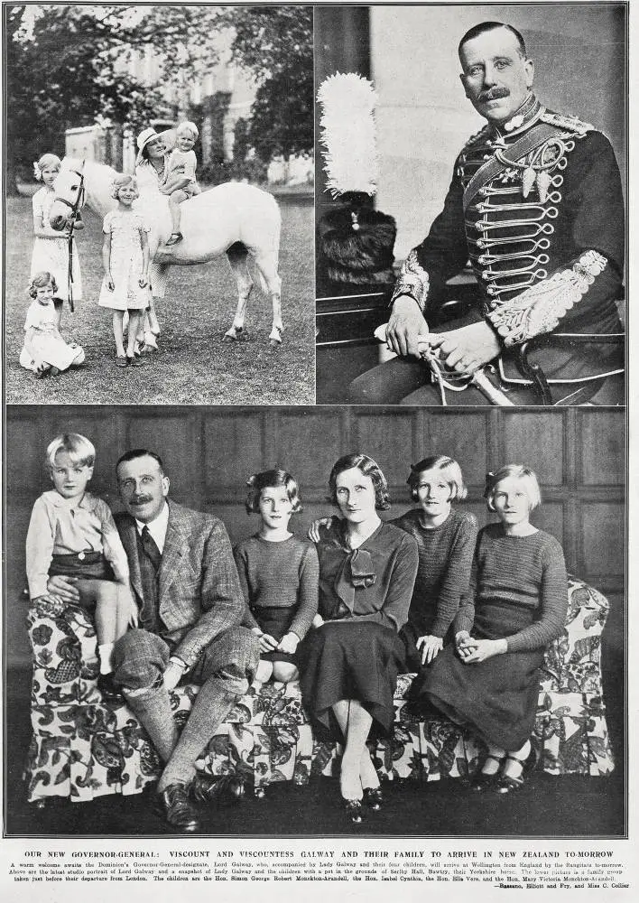 Our new Governor-General: Viscount and Viscountess Galway and their ...