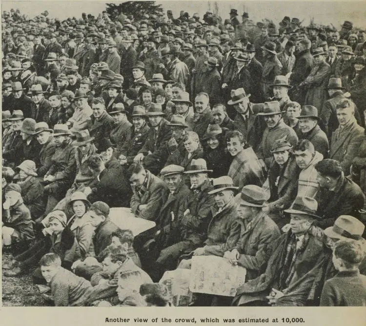 Another view of the crowd, which was estimated at 10,000 | Record ...