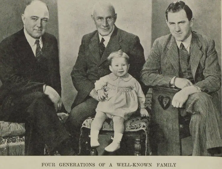 Four generations of a well-known family | Record | DigitalNZ