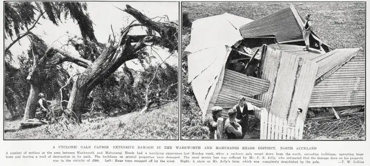 A cyclonic gale causes extensive damage in the Warkworth and Mahurangi ...