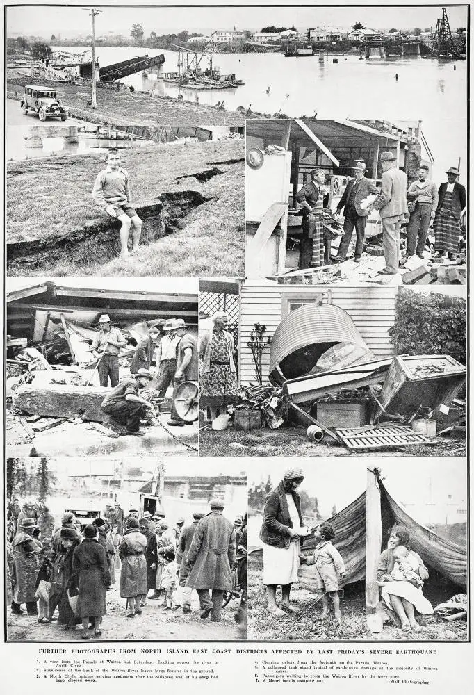 Further photographs from North Island East Coast districts affected by ...