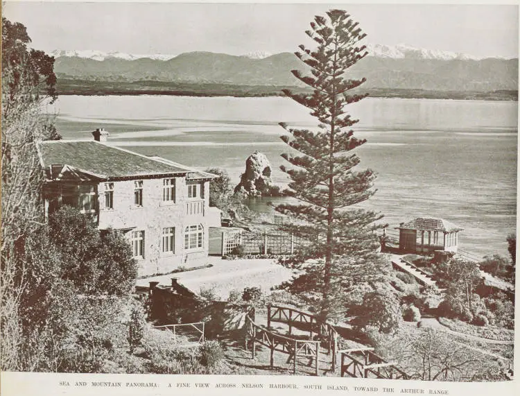 Looking across the Nelson Harbour to the Arthur Range | Record | DigitalNZ