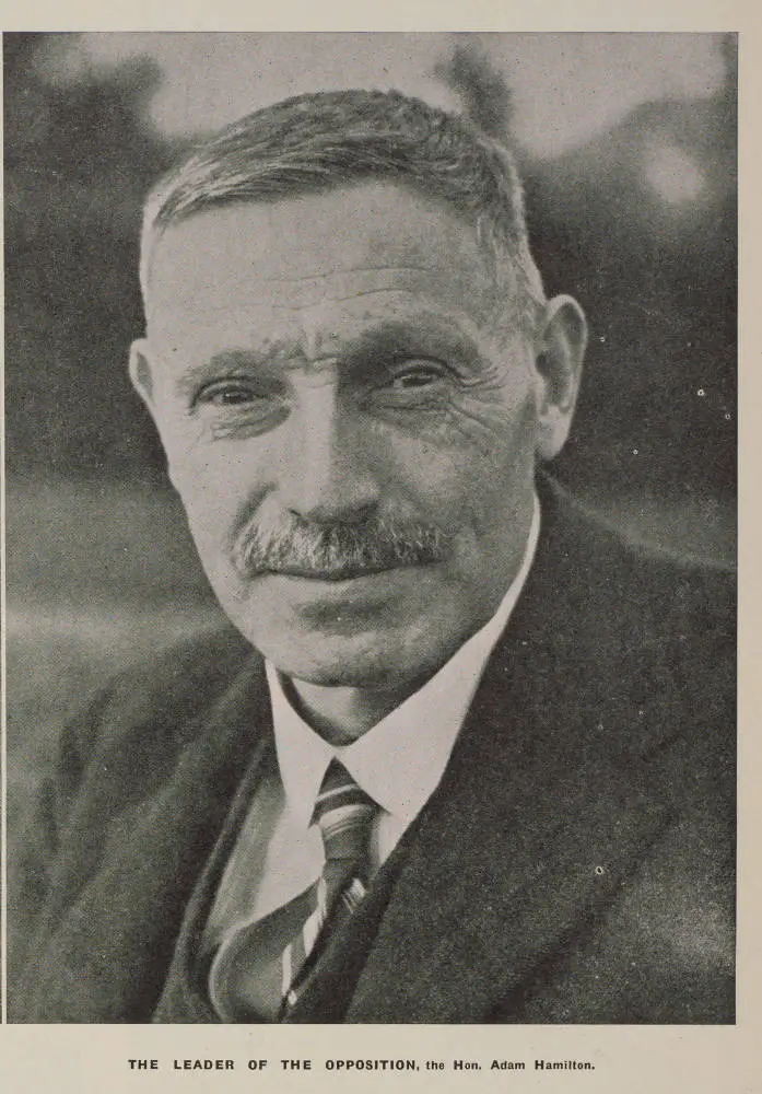 The Leader of the Opposition, the Hon. Adam Hamilton | Record | DigitalNZ