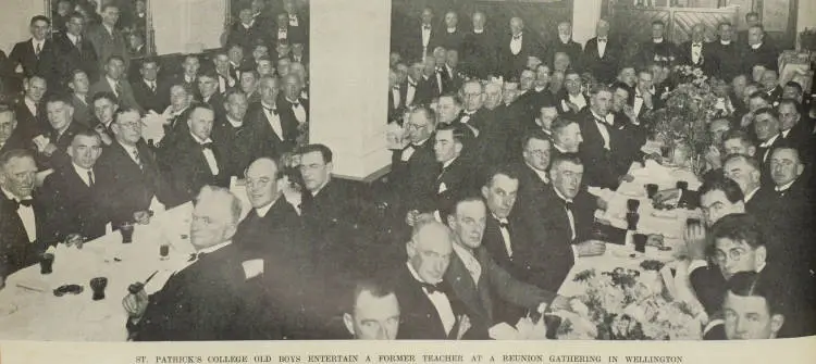 Reunion dinner for the Very Reverend Father W. Schaefer, Assistant ...