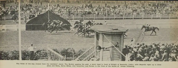 Auckland Cup race during the Auckland Racing Carnival at Ellerslie ...