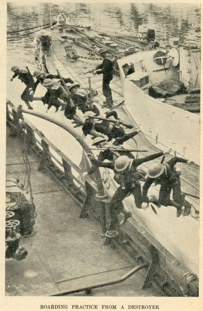 Boarding practice from a destroyer | Record | DigitalNZ