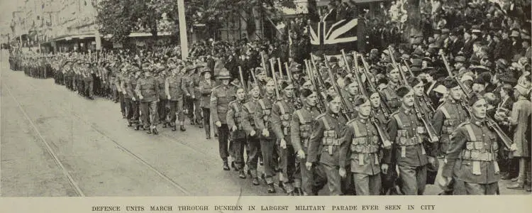 Defence units march through Dunedin in largest military parade ever ...
