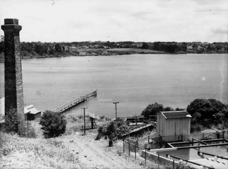 Lake Pupuke viewed from Pumphouse, 1970s | Record | DigitalNZ