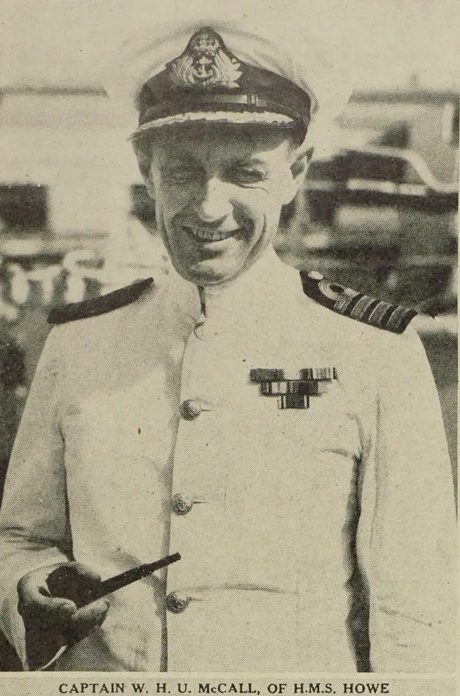 Captain W. H. U. McCall, of H.M.S. Howe | Record | DigitalNZ