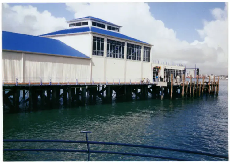 Devonport Passenger Ferry Wharf and terminal. | Record | DigitalNZ