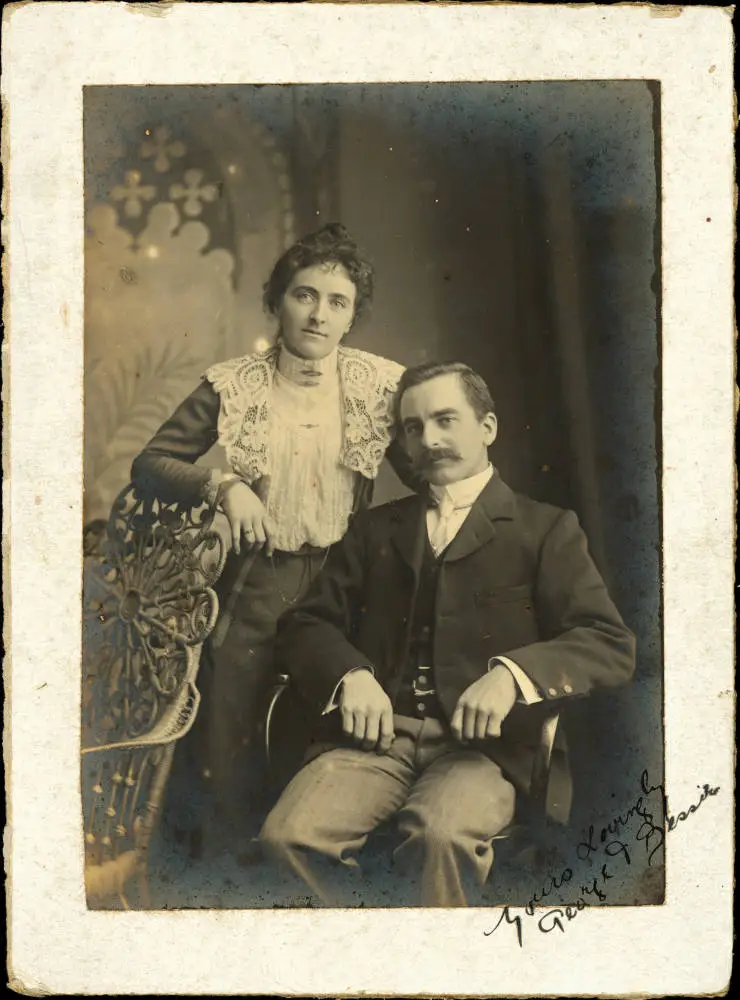 Bessie and George Slade. | Record | DigitalNZ