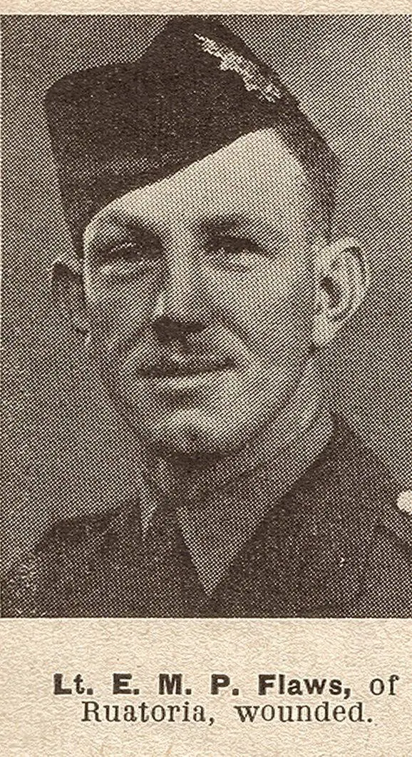 Lt. E. M. P. Flaws, of Ruatoria, wounded | Record | DigitalNZ