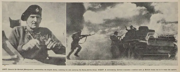 Axis Army routed in Desert: Eighth Army deals shattering blow to Rommel ...