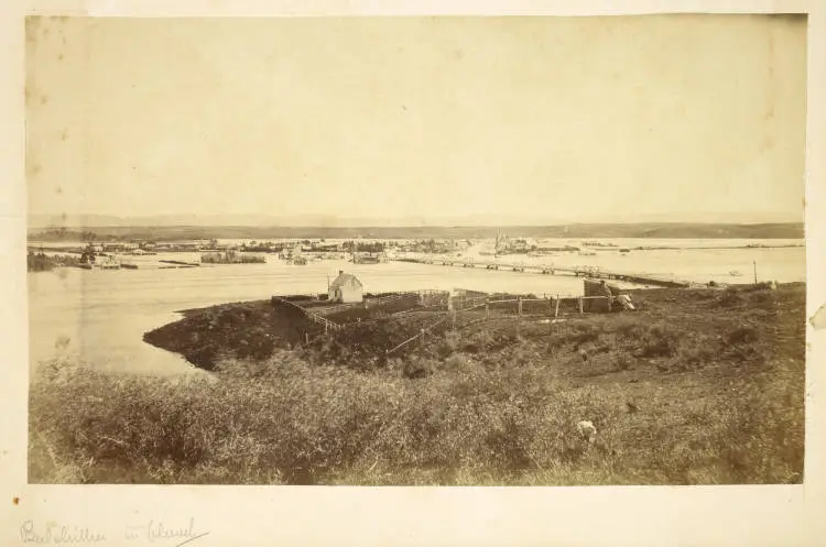 Balclutha in Flood, 1878 | Record | DigitalNZ