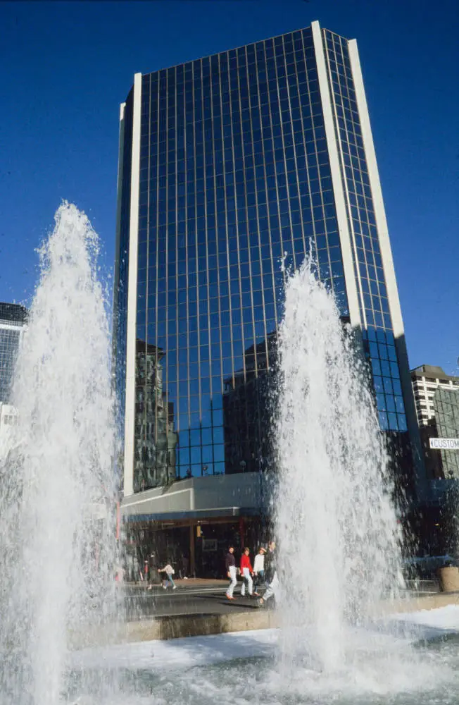 Coutts Fountain in Queen Elizabeth Square, Auckland Central | Record ...