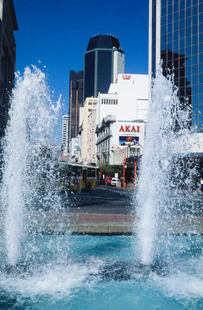 Coutts Fountain in Queen Elizabeth Square, Auckland Central | Record ...