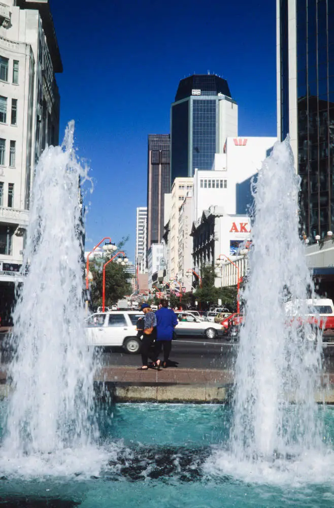 Coutts Fountain in Queen Elizabeth Square, Auckland Central | Record ...