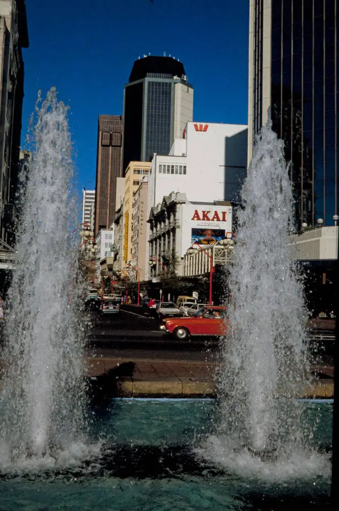 Coutts Fountain in Queen Elizabeth Square, Auckland Central | Record ...