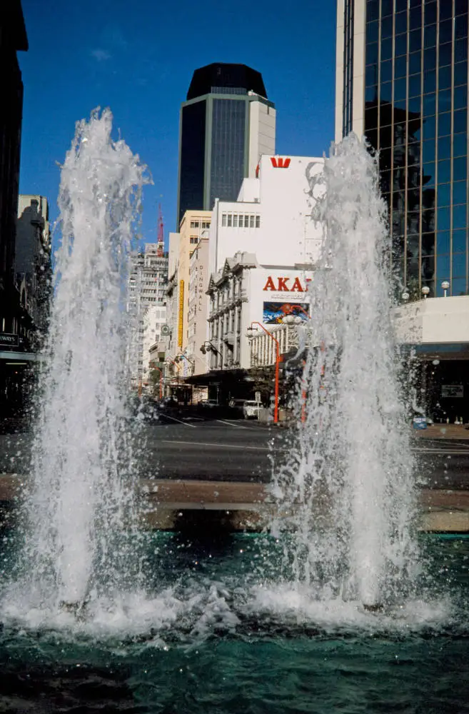 Coutts Fountain in Queen Elizabeth Square, Auckland Central | Record ...