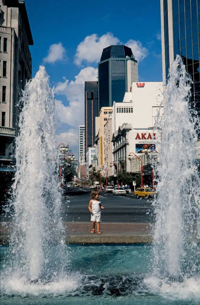 Coutts Fountain in Queen Elizabeth Square, Auckland Central | Record ...