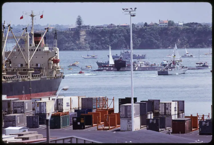 Visit of USS Haddo, 1979 | Record | DigitalNZ