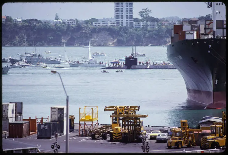 Visit of USS Haddo, 1979 | Record | DigitalNZ