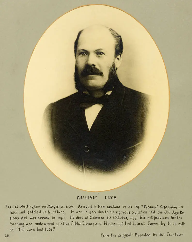 William Leys, 1857-1899 | Record | DigitalNZ