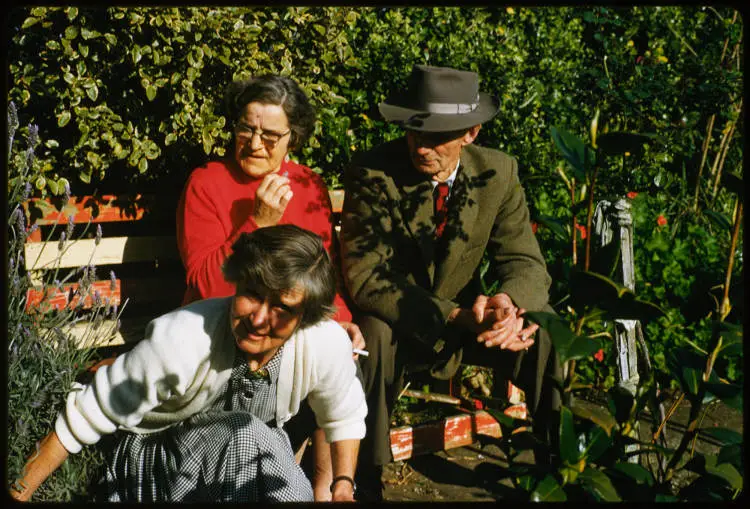 Warren's mother, Lou and Martin, 1960 | Record | DigitalNZ