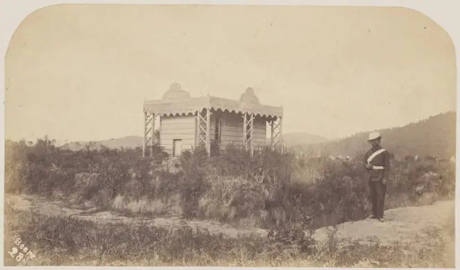 Tomb of Potatau Te Wherowhero, Ngāruawāhia, 1864 | Record | DigitalNZ