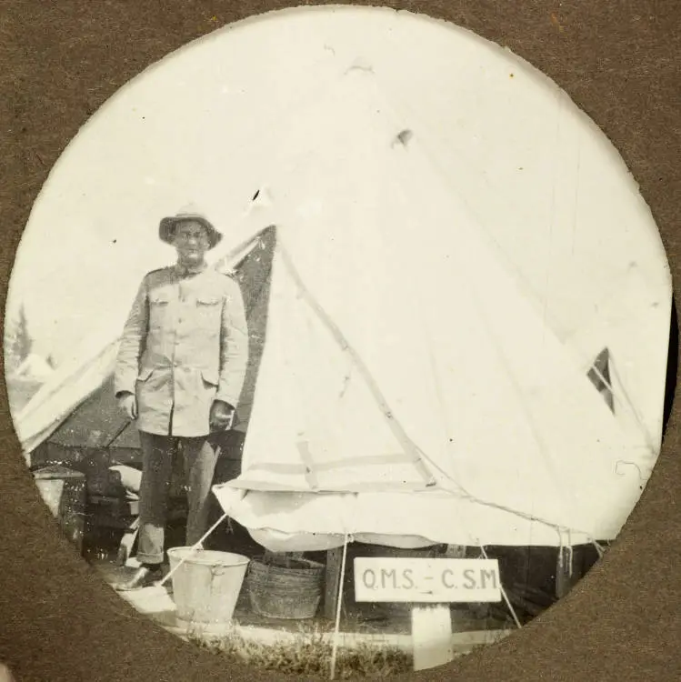 Quartermaster Command Sergeant Major Barker , 1917 | Record | DigitalNZ