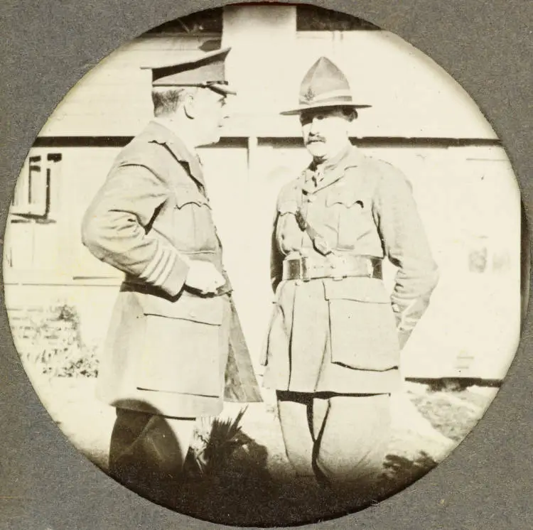 Lieutenant Colonel G. Robertson and Captain Whetter, 1917 | Record ...