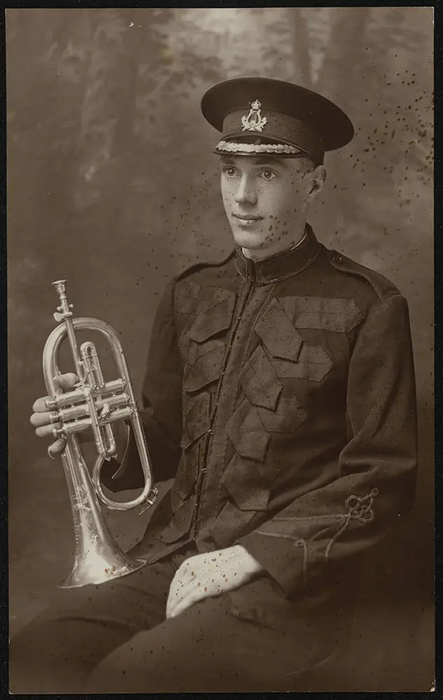 Unidentified cornet player | Record | DigitalNZ