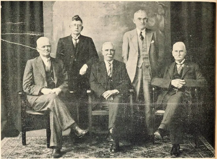Board of directors, Pukekohe, 1937 | Record | DigitalNZ