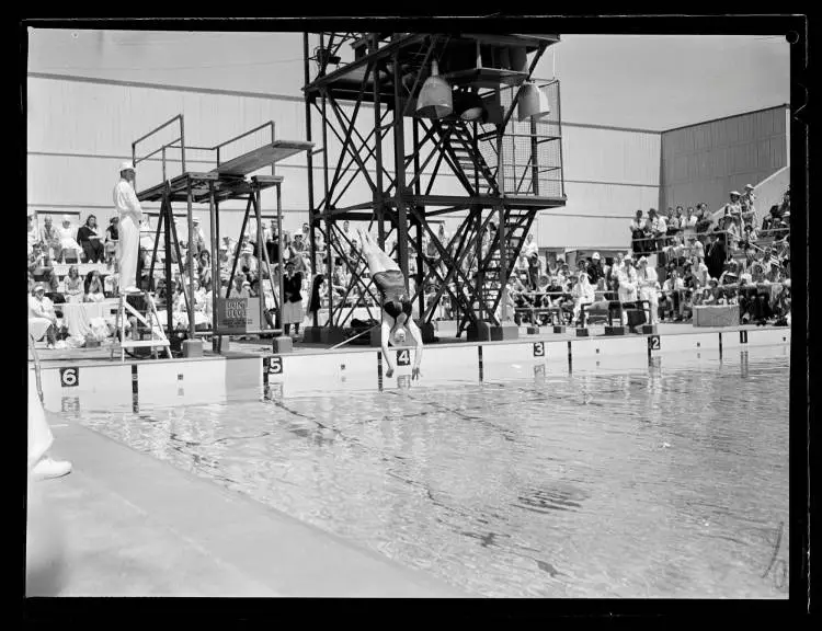 British Empire Games, Women's 3 Metre Springboard Diving, Newmarket ...