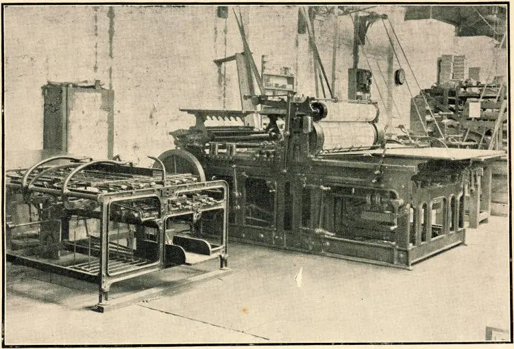 Printing press, Pukekohe, 1937. | Record | DigitalNZ