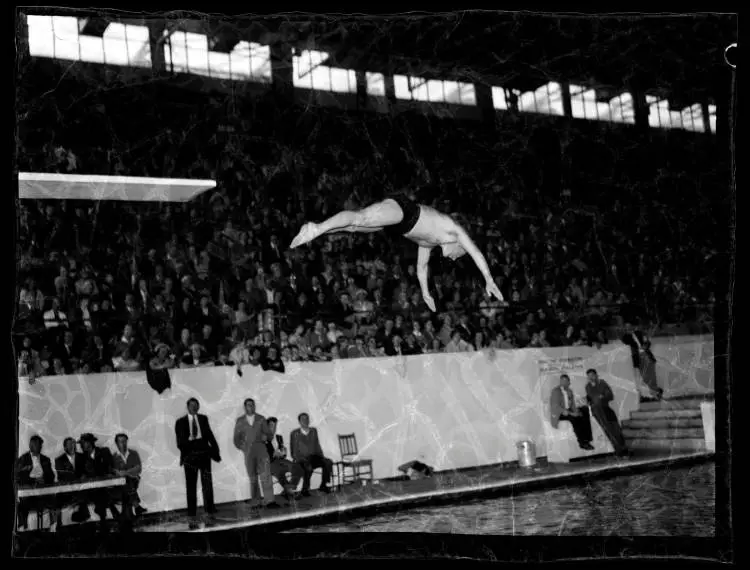 Donald Harper, Men's 3 Metre Springboard, Melbourne Olympic Games, 1956 ...