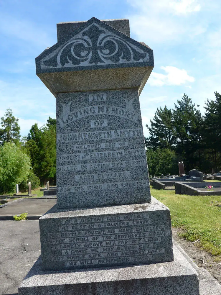 Wairoa Cemetery, Smyth memorial, 2015 | Record | DigitalNZ