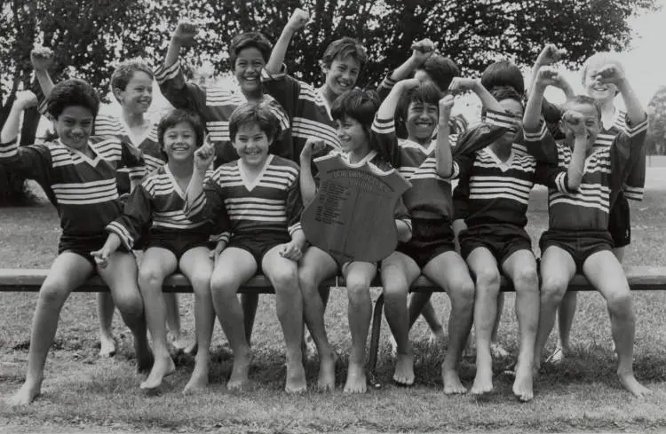 Dragicevich Shield winners, Papakura, 1987. | Record | DigitalNZ