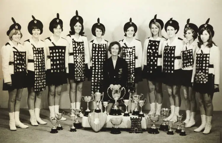 Marching girls, South Auckland, 1967 | Record | DigitalNZ