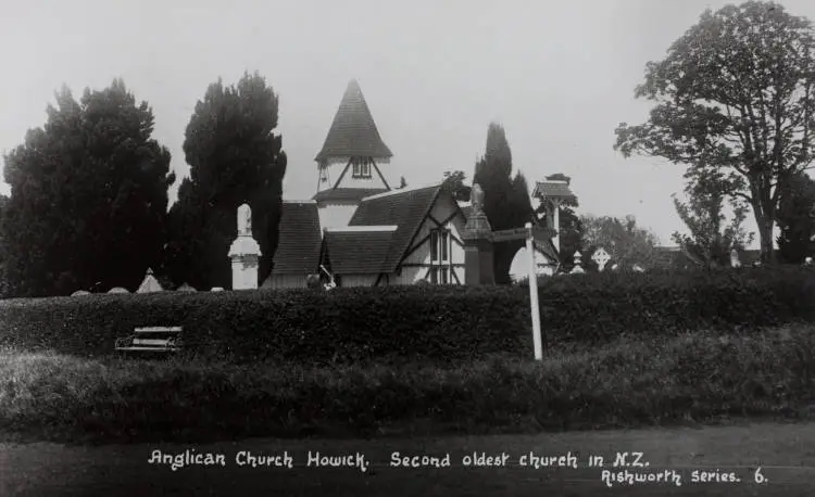 All Saints Anglican Church, Howick, ca 1927. | Record | DigitalNZ