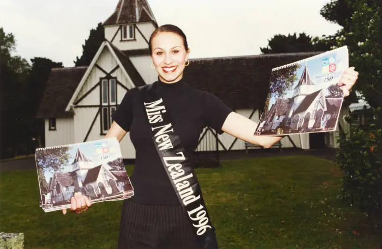 Beauty queen at Howick, 1997. | Record | DigitalNZ