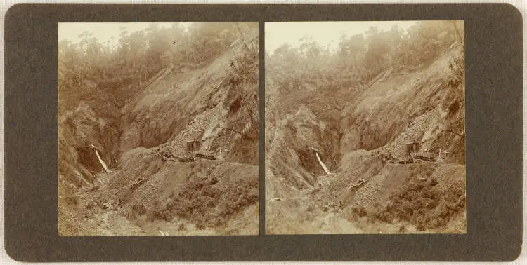 Quarry for Nihotupu Dam, Waitakere Ranges. | Record | DigitalNZ