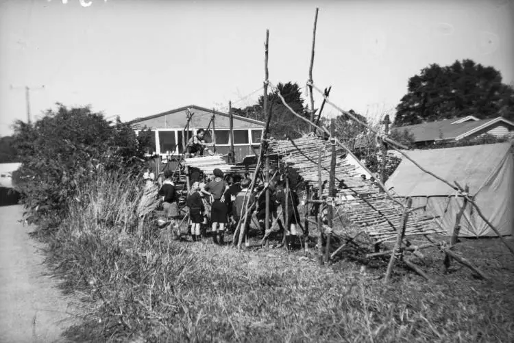 Scout and guide den opening, Glen Eden. | Record | DigitalNZ