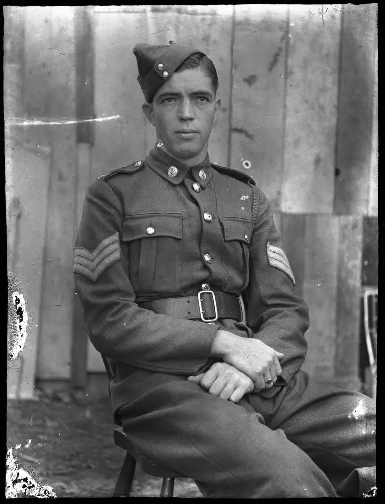 Albert Morris in his army uniform. | Record | DigitalNZ