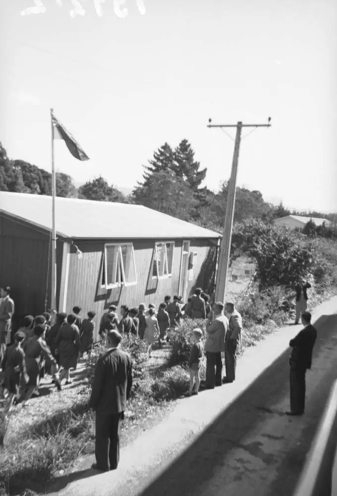 Opening of scout and guide den, Glen Eden. | Record | DigitalNZ