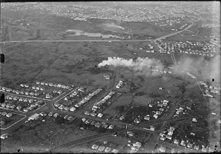 Mount Albert from the air | Record | DigitalNZ